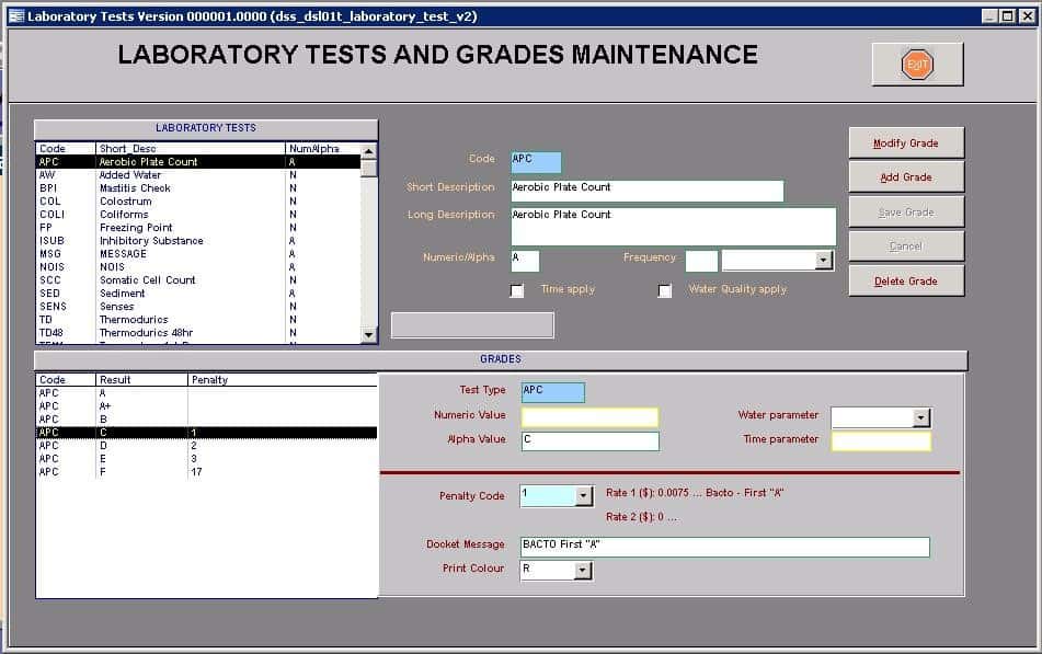 Dairy Supplier System – User Based Grading – Infomace International